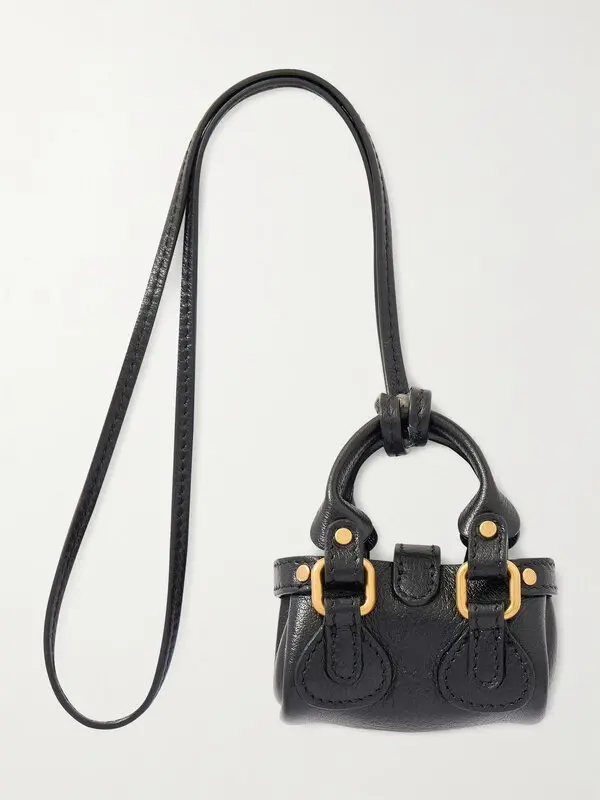 Chloé Mini Paddington Leather Key Chain