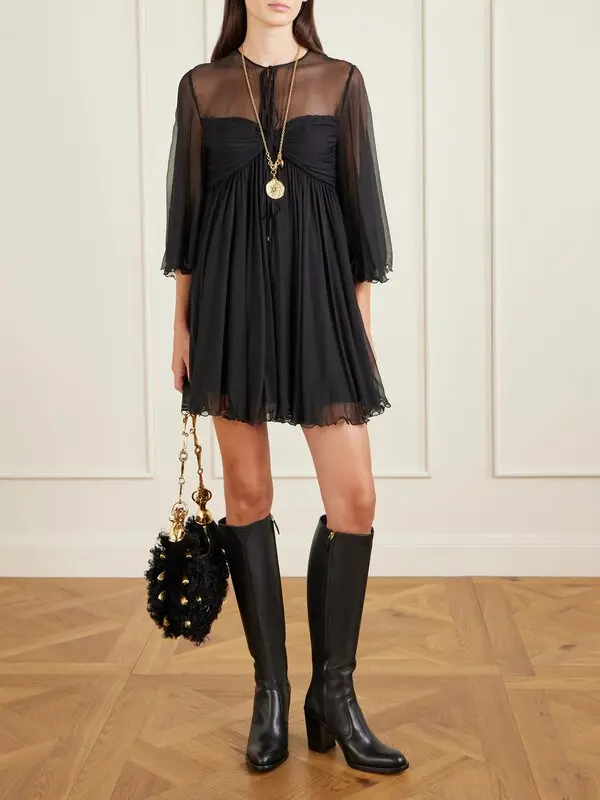 Chloé Phoenix Leather Knee Boots