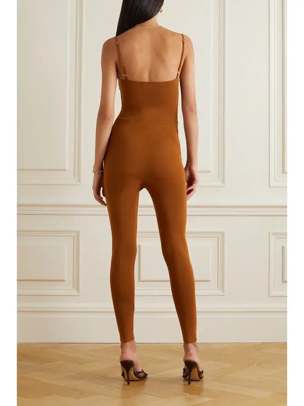 Zeynep Arçay Cutout Stretch-knit Jumpsuit