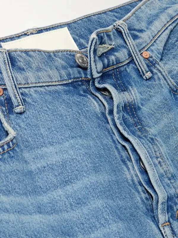 MOTHER Fringe Half-pipe Sneak High-rise Jeans