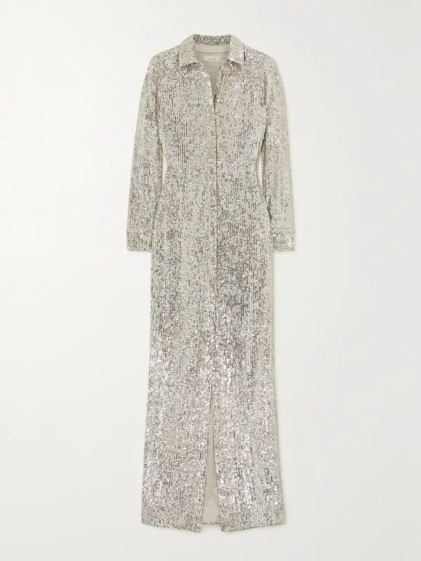 SEMSEM Sequined Tulle Gown