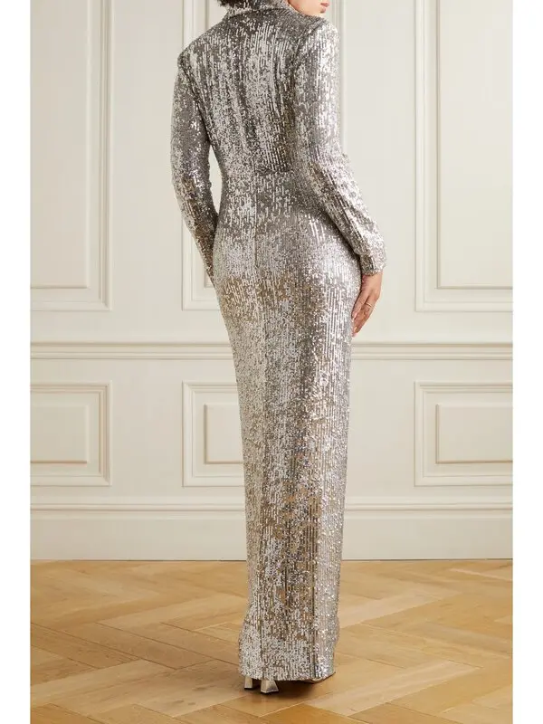 SEMSEM Sequined Tulle Gown