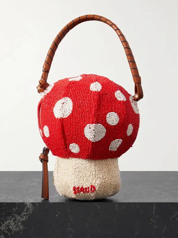 Staud Shroom Beaded Tote