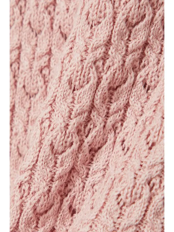 MR MITTENS Pointelle-knit Cotton Shorts