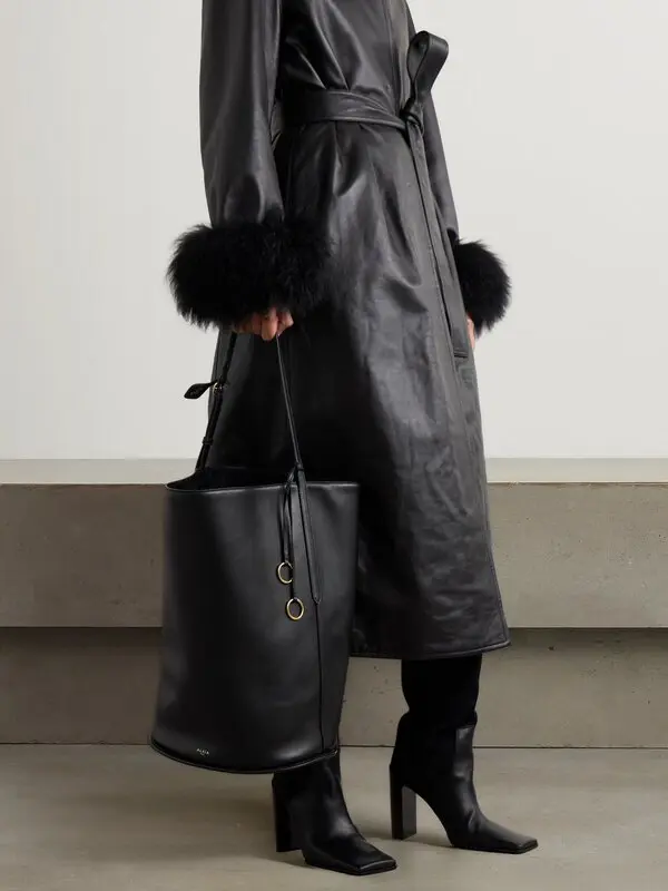 Alaïa Large Leather Bucket Bag