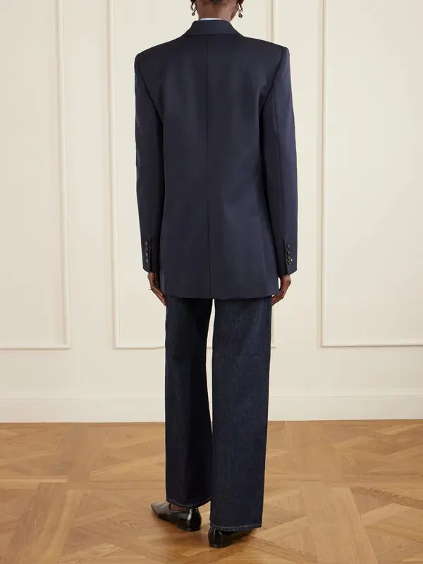 Stella McCartney Double-breasted Wool-twill Blazer