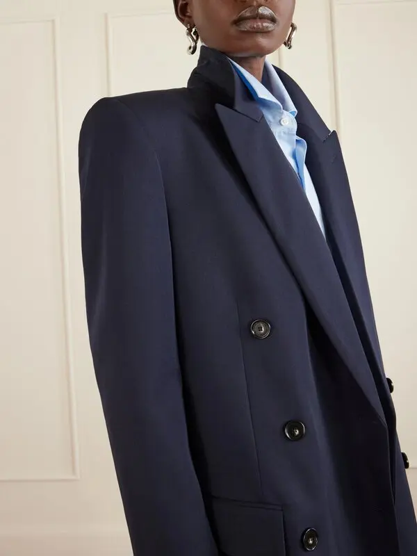 Stella McCartney Double-breasted Wool-twill Blazer