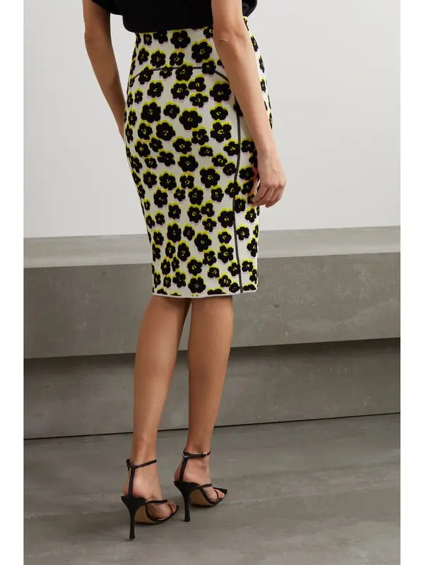 LANVIN Jacquard Midi Skirt