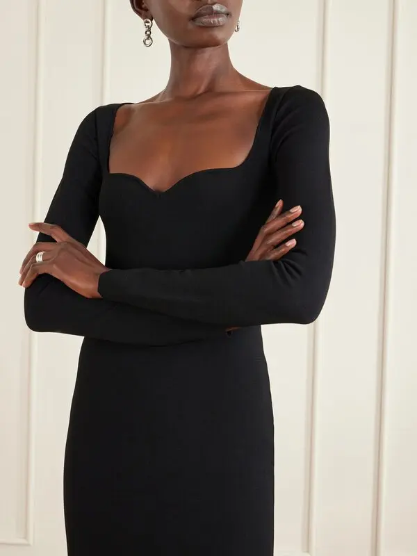 Stella McCartney Flared Stretch-jersey Bustier Gown