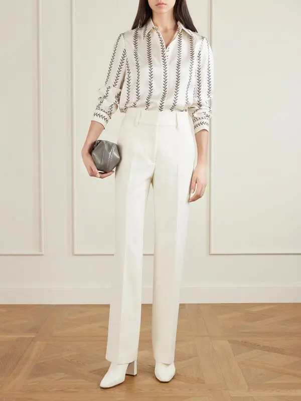 Gabriela Hearst Soft Demi Snake-effect Leather Clutch