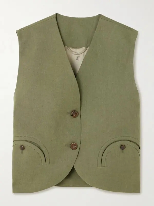 BLAZÉ MILANO Midday Sun Linen Vest
