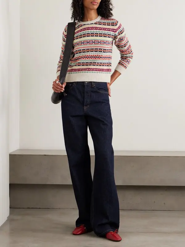 Daughter Fair Isle Geelong Wool Sweater