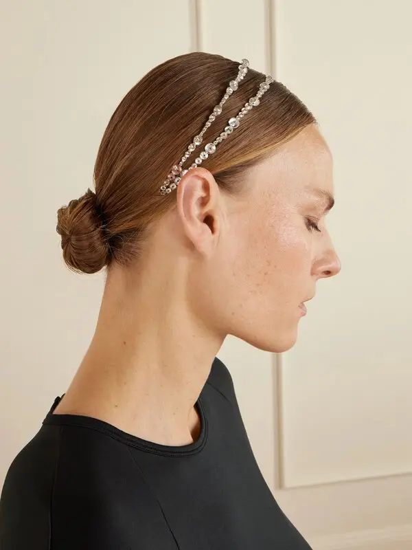 JENNIFER BEHR Loretta Crystal-embellished Headband