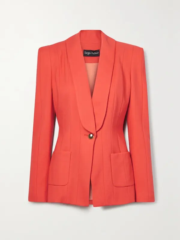 SERGIO HUDSON Stretch-wool Crepe Blazer