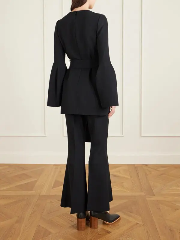 Gabriela Hearst Shandon Belted Wool Tunic