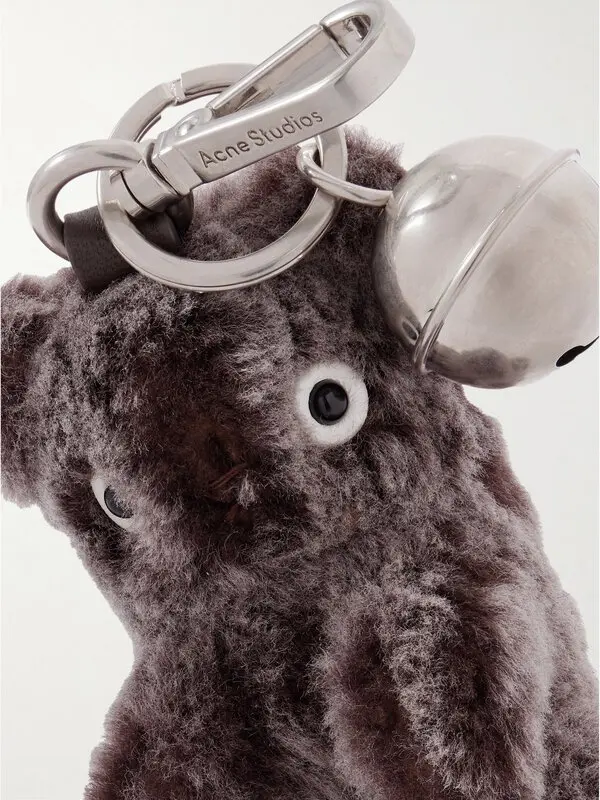 Acne Studios Shearling Keychain