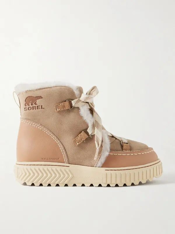 Sorel Ona Ave™ Fleece-lined Ankle Boots - Neutrals