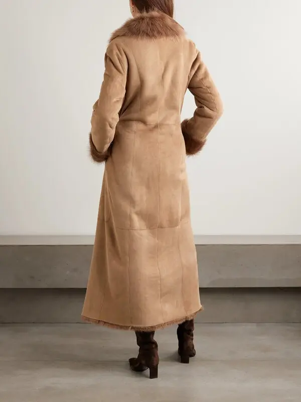 Nour Hammour Joni Shearling Coat
