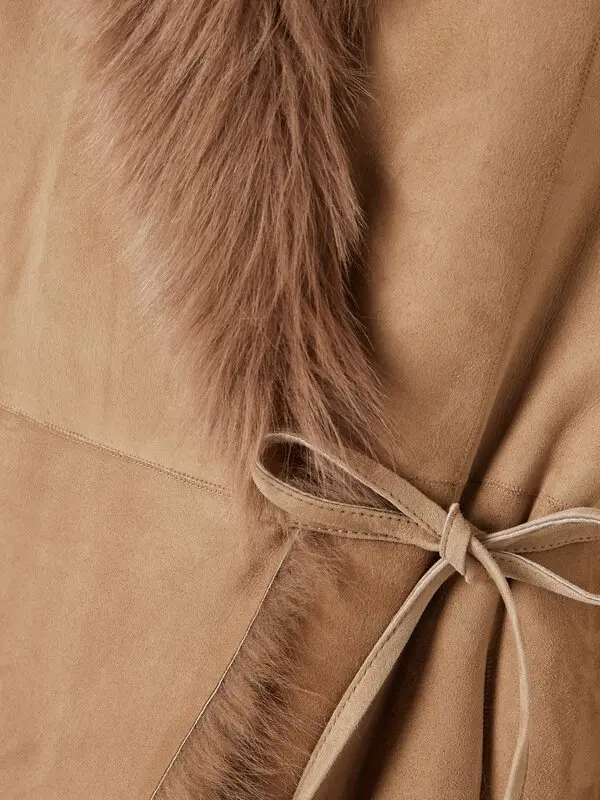 Nour Hammour Joni Shearling Coat