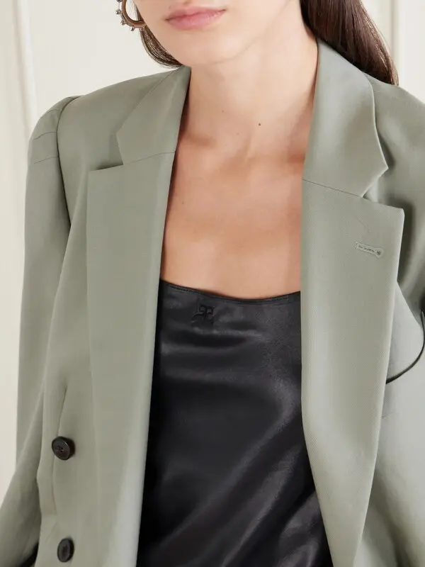 COURREGES Satin Camisole Top