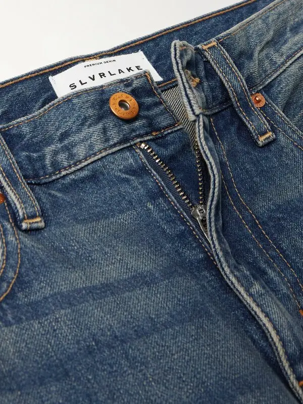 SLVRLAKE Tess Long Boyfriend Jeans - Blue