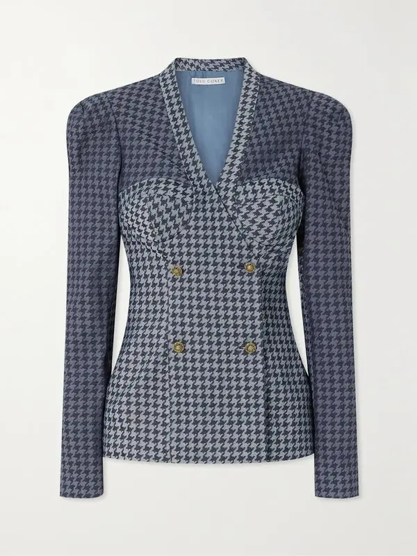 TOLU COKER Vanguard Checked Blazer