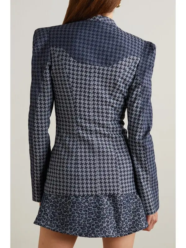 TOLU COKER Vanguard Checked Blazer