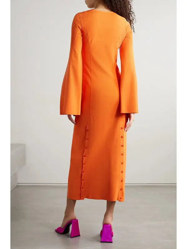 Christopher John Rogers Stretch-jersey Maxi Dress