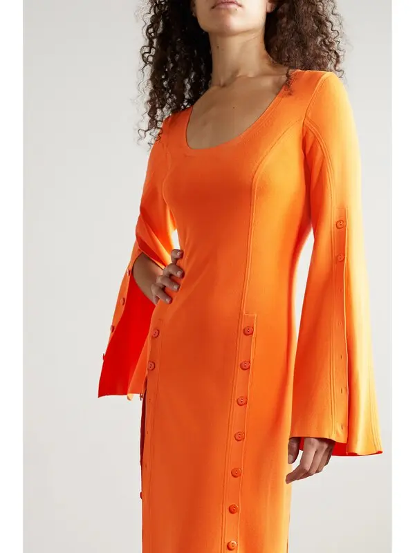 Christopher John Rogers Stretch-jersey Maxi Dress