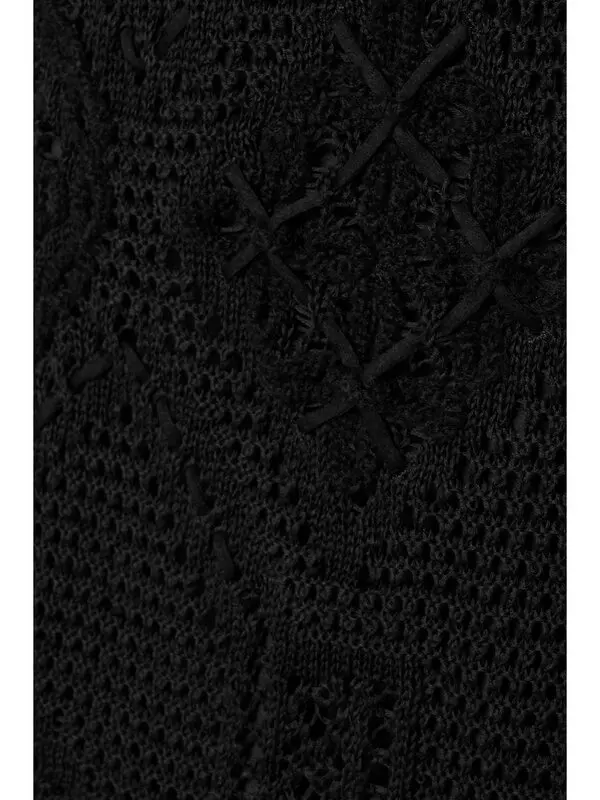 Lafayette 148 New York Crochet-knit Cotton Midi Dress
