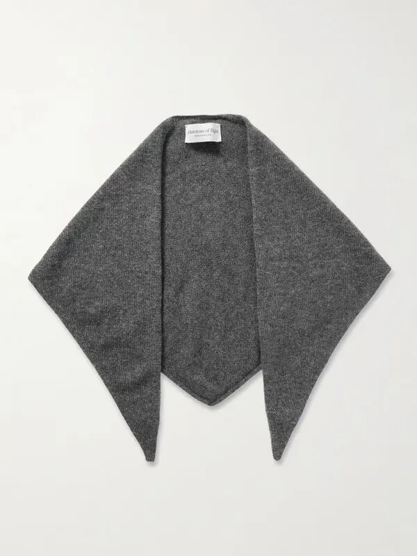 Johnstons Of Elgin Cashmere Scarf - Gray