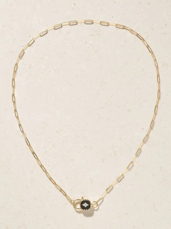 Pascale Monvoisin Ginger Diamond Necklace - Black