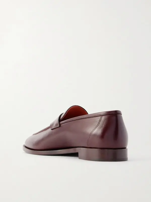 Loro Piana Sergio Leather Loafers