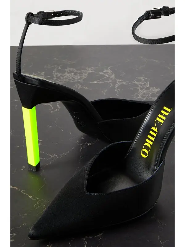 Attico Perine Satin Pumps