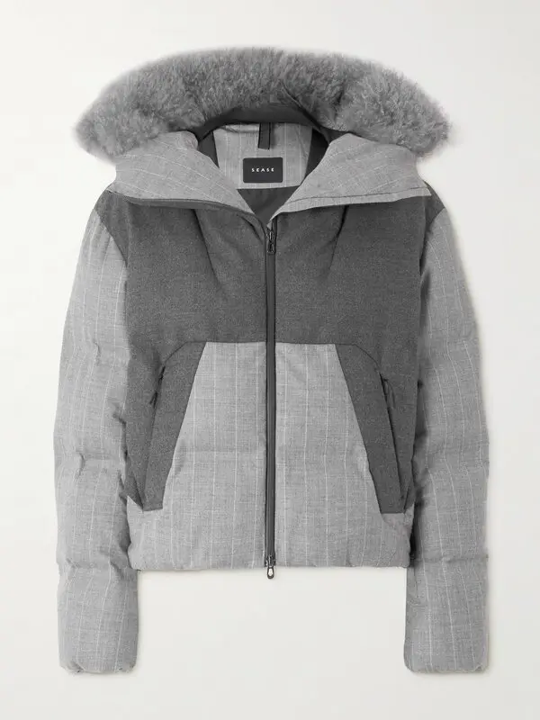 Sease Arlo Vampire 3.0 Hooded Quilted Cashmere-blend Down Ski Jacket - Gray