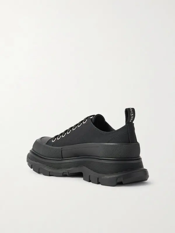 Alexander McQueen Tread Slick Canvas Exaggerated-sole Sneakers