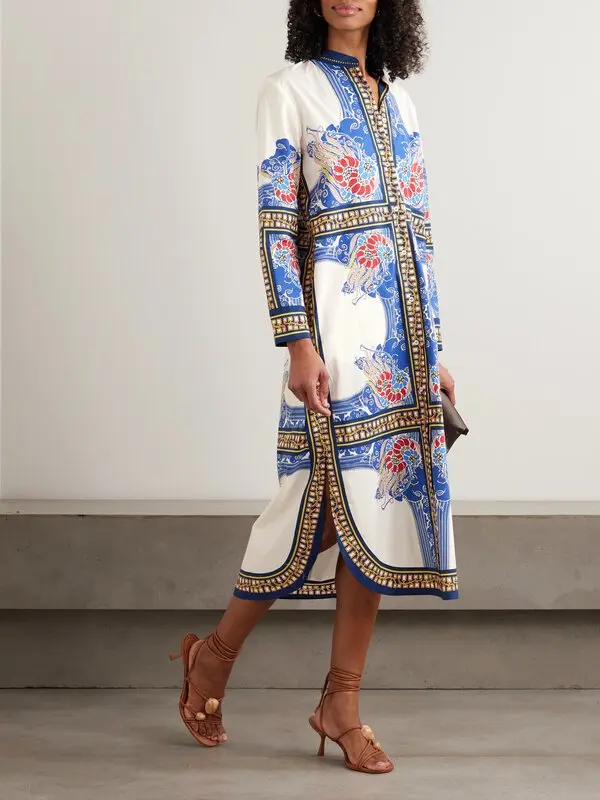 La DoubleJ Printed Cotton-poplin Tunic