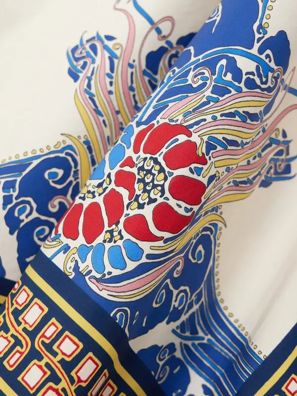 La DoubleJ Printed Cotton-poplin Tunic