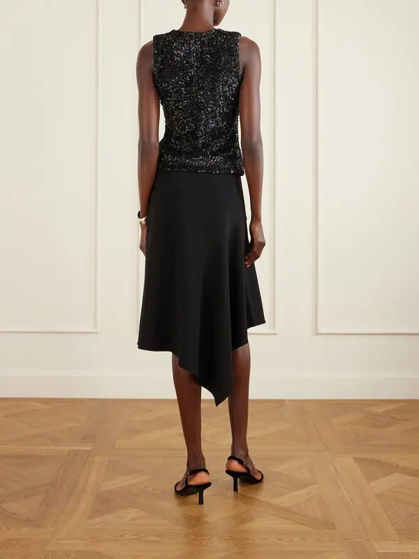 Adam Lippes Sequined Knitted Tank