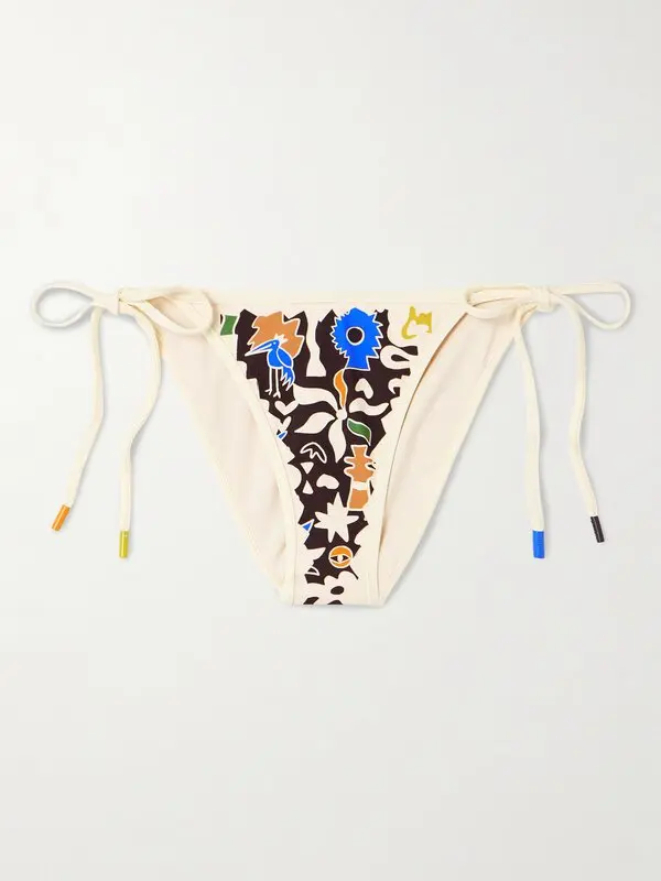 ALEMAIS Maroc Printed Bikini Briefs - Multi