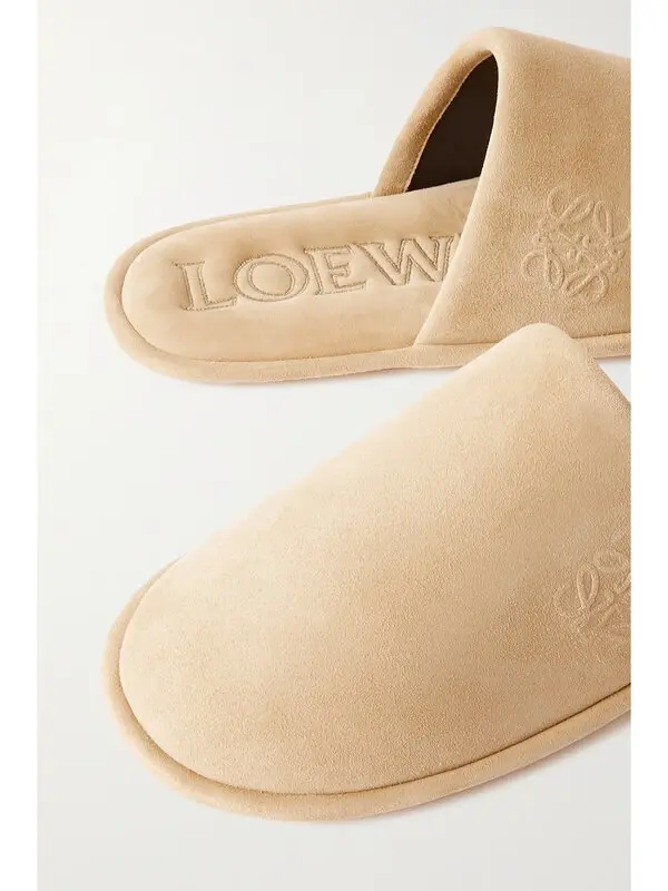 Loewe Suede Slippers
