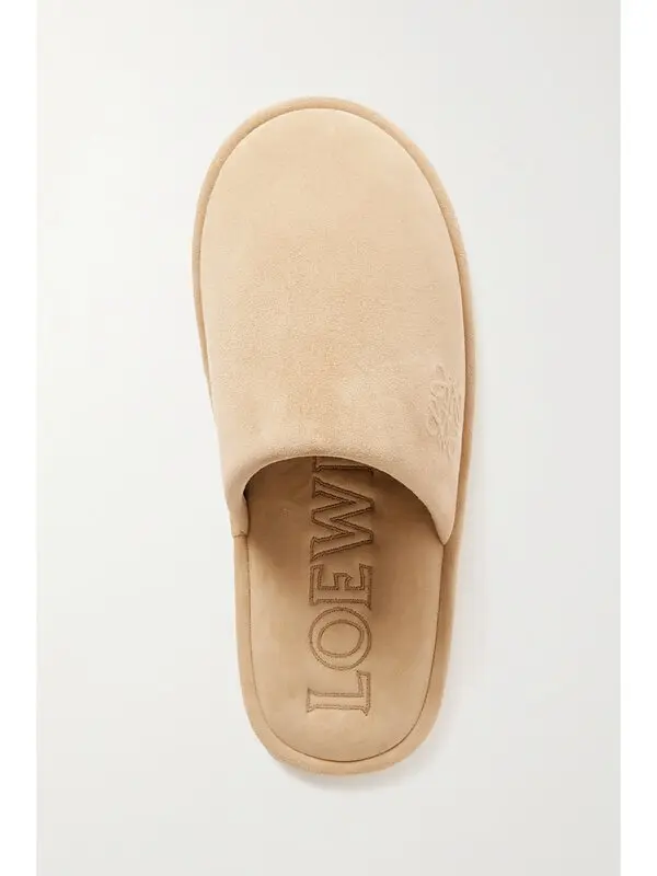 Loewe Suede Slippers