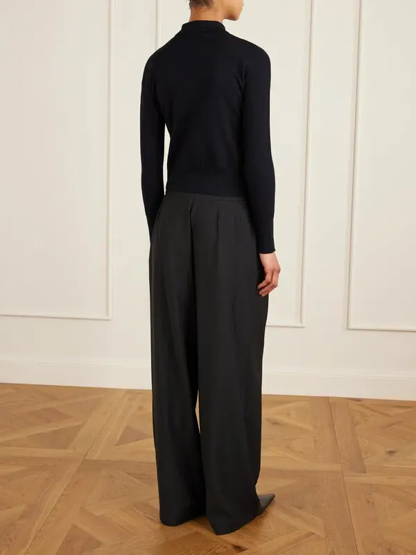Max Mara Cropped Wool-blend Cardigan