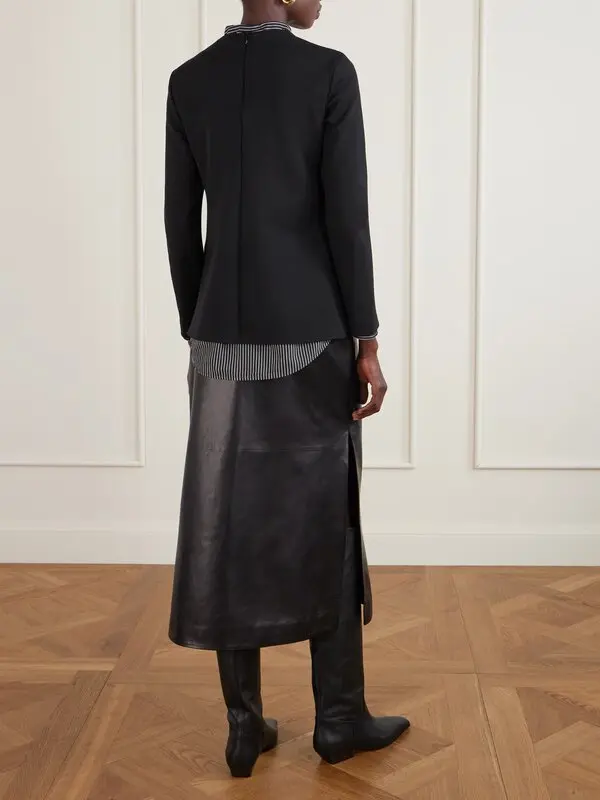 Max Mara Satin-jersey T-shirt