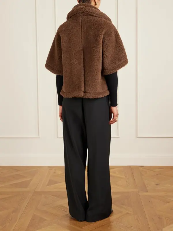Max Mara Alpaca, Cashmere, And Silk-blend Jacket
