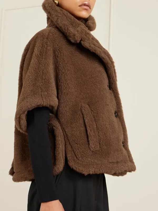 Max Mara Alpaca, Cashmere, And Silk-blend Jacket
