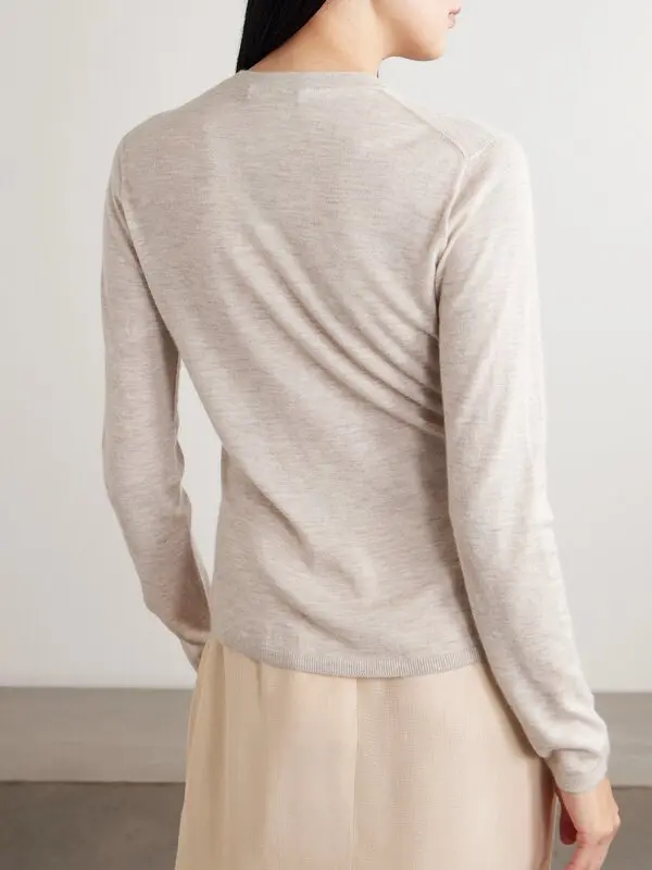 Max Mara Pittura Cashmere Sweater - Neutrals