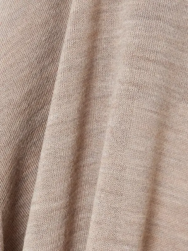 Max Mara Wool Mock-neck Sweater - Neutrals