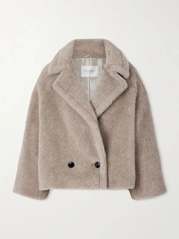 Max Mara Cambusa Alpaca, Cashmere And Silk-blend Coat