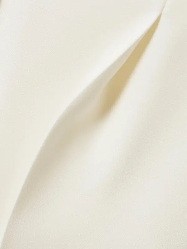 Max Mara Pleated Wool-blend Wide-leg Pants - Neutrals